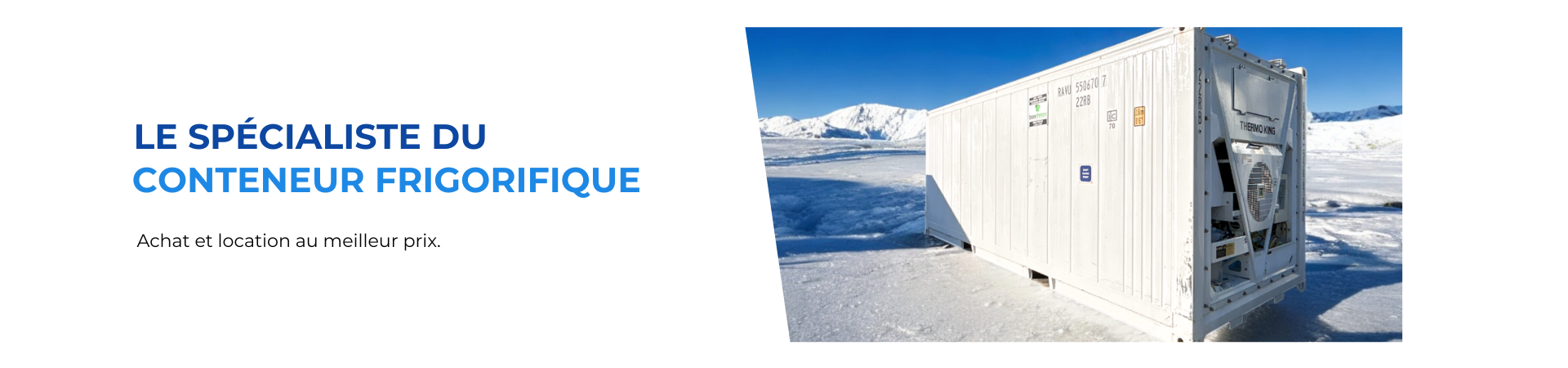 Vente de containers frigorifiques - CONTAINER REEFER